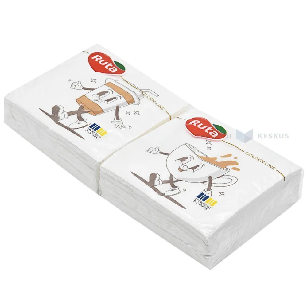 2-layered napkin with coffee cup 23x24cm different prints, 40pcs/pack ...