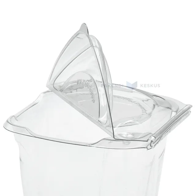 Transparent container for berries with joint lid 95x95x92mm 175g ...